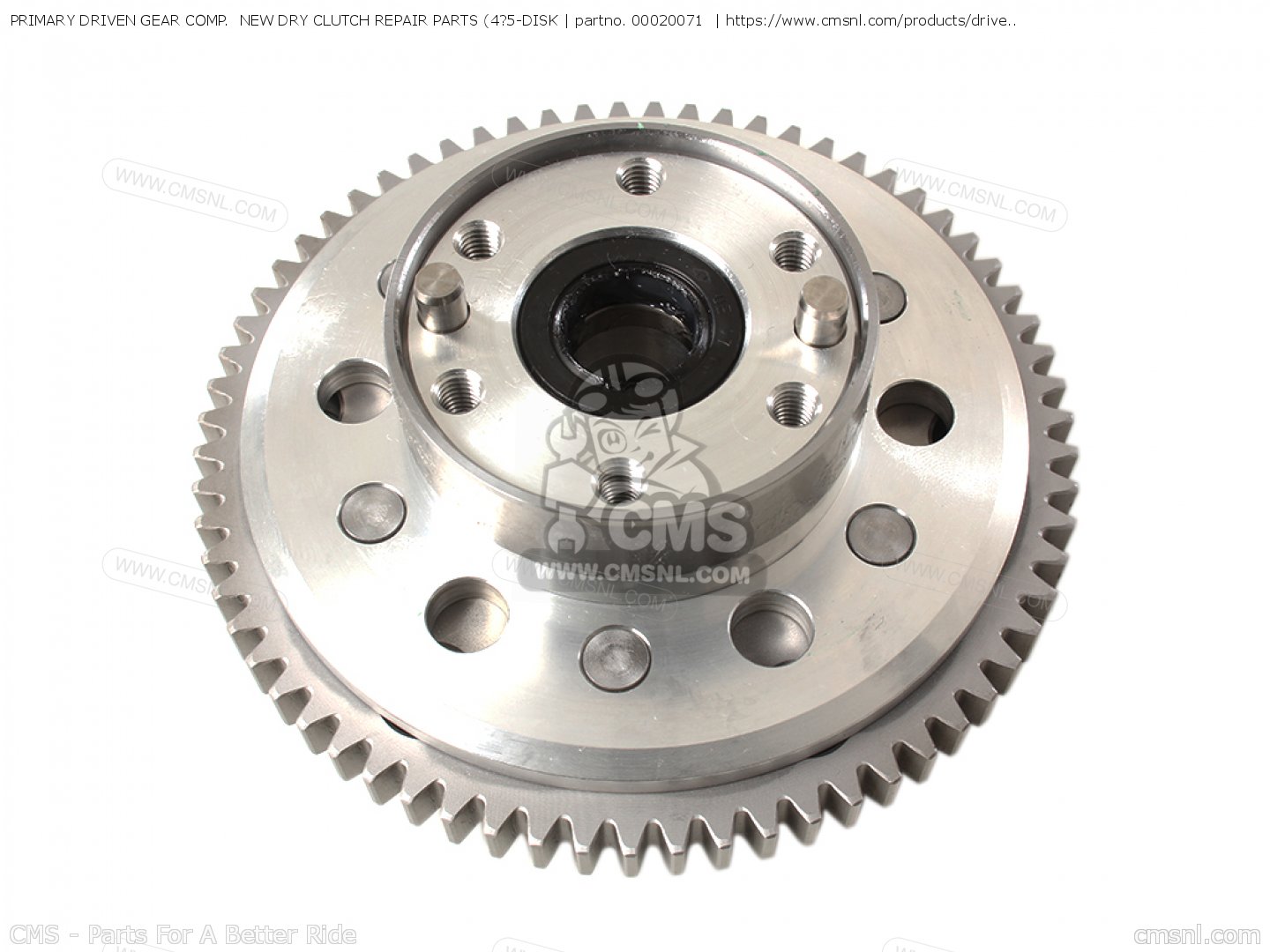 00020071: PRIMARY DRIVEN GEAR COMP. NEW DRY CLUTCH REPAIR PARTS (4?5 ...
