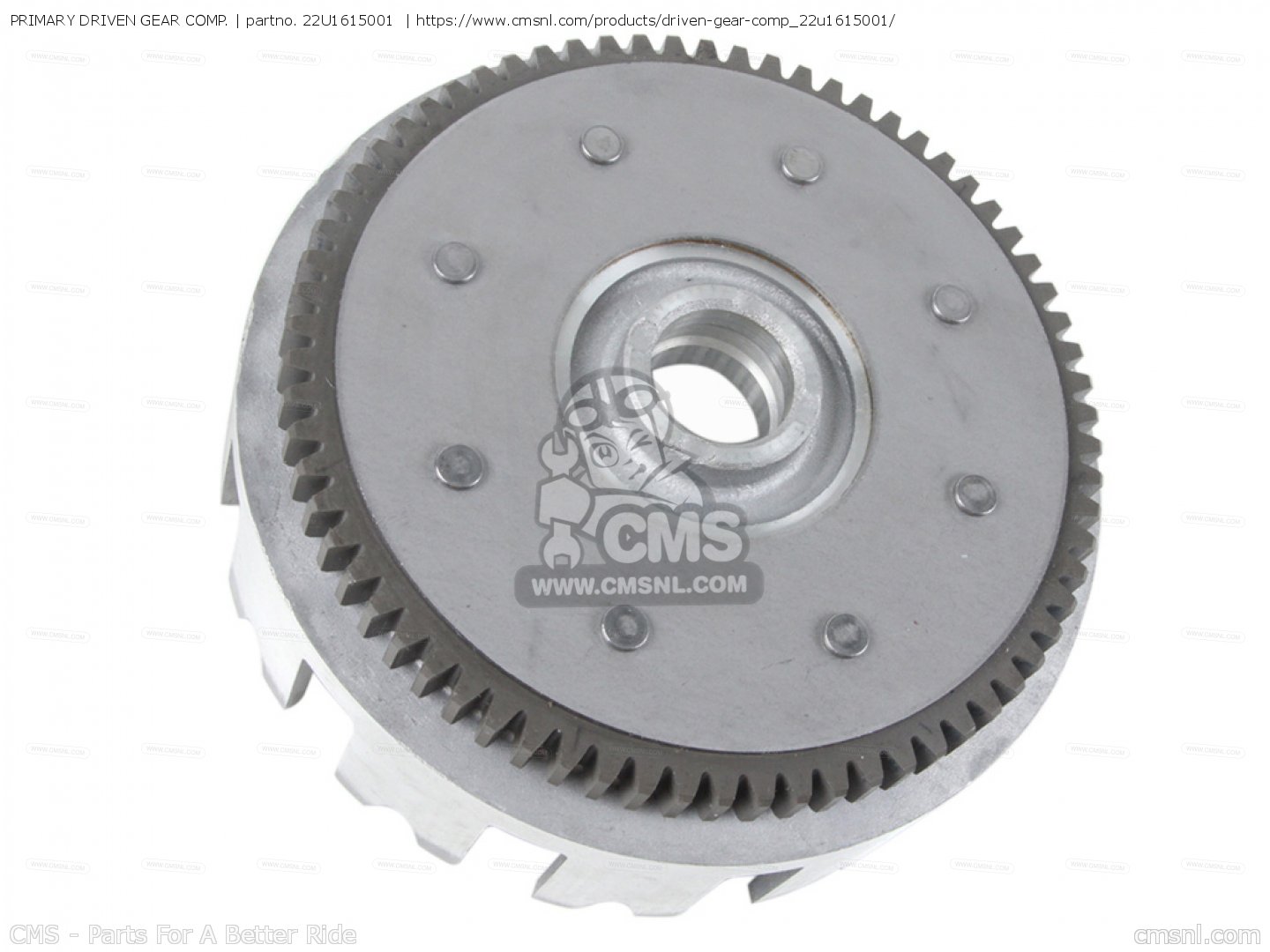 22U1615001: PRIMARY DRIVEN GEAR COMP. Yamaha - buy the 22U-16150-01-00 ...