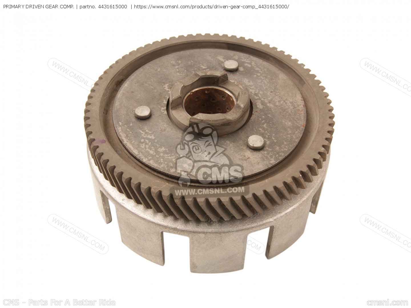 4431615000: PRIMARY DRIVEN GEAR COMP. Yamaha - buy the 443-16150-00-00 ...