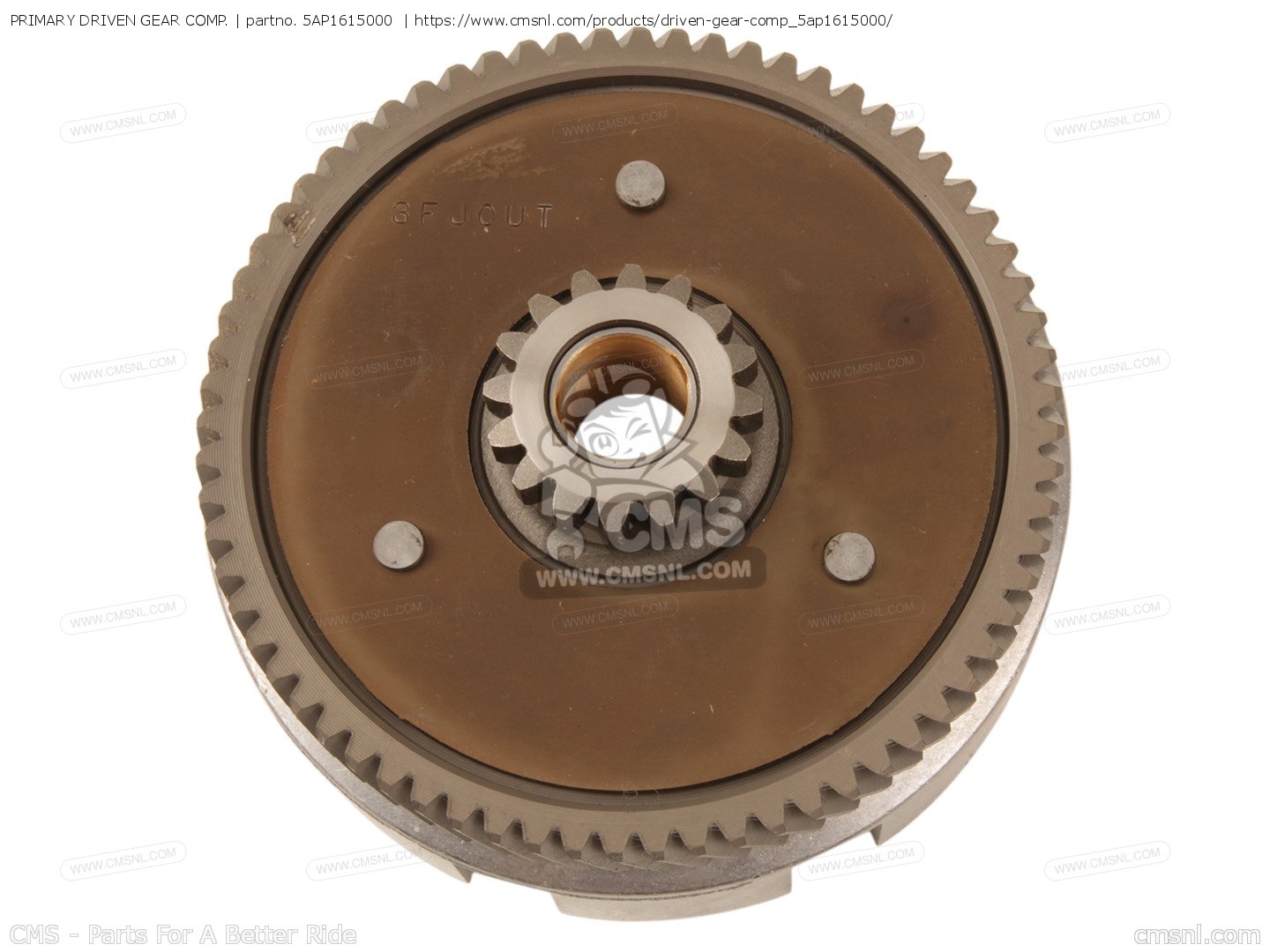 5AP1615000: PRIMARY DRIVEN GEAR COMP. Yamaha - buy the 5AP-16150-00-00 ...