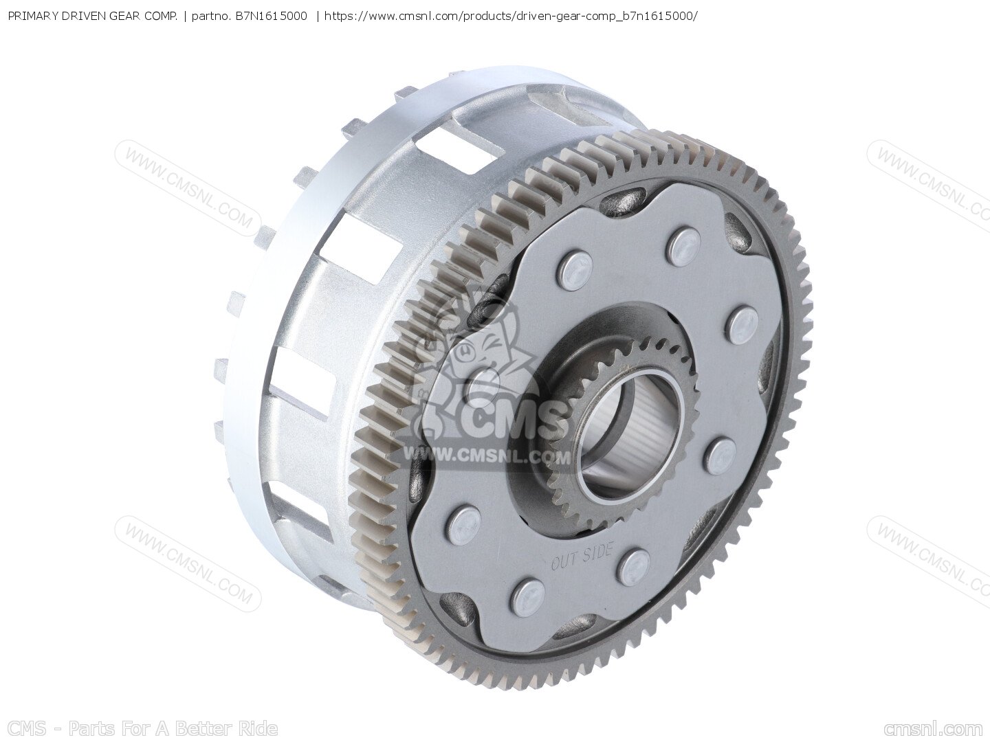 B7N1615000: PRIMARY DRIVEN GEAR COMP. Yamaha - buy the B7N-16150-00-00 ...