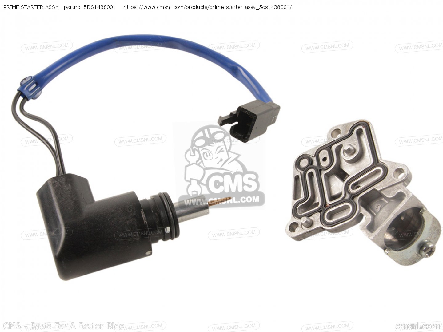 5DS1438001: PRIME STARTER ASSY Yamaha - buy the 5DS-14380-01-00 at CMSNL