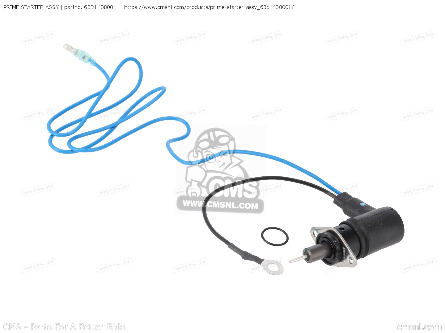 63D1438001: PRIME STARTER ASSY Yamaha - buy the 63D-14380-01-00 at CMSNL
