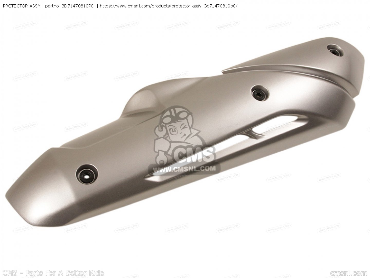 3D71470810P0: PROTECTOR ASSY Yamaha - buy the 3D7-14708-10-P0 at CMSNL