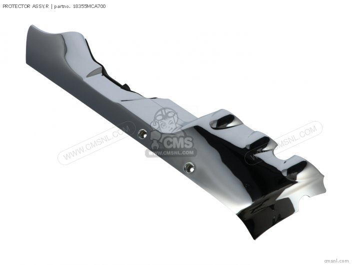 18355MCA700: PROTECTOR ASSY,R Honda - buy the 18355-MCA-700 at CMSNL