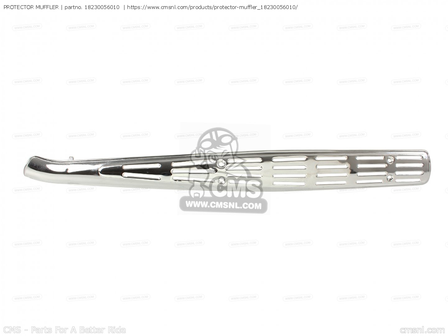 PROTECTOR MUFFLER for Honda - order at CMSNL