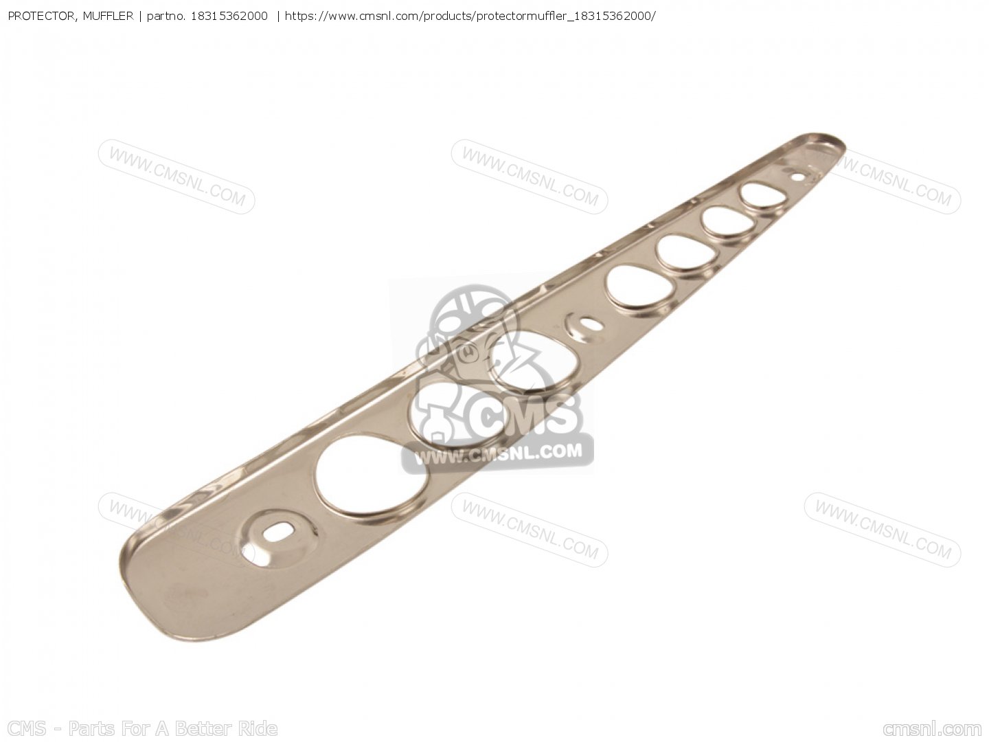 18315362000: Protector, Muffler Honda - buy the 18315-362-000 at CMSNL