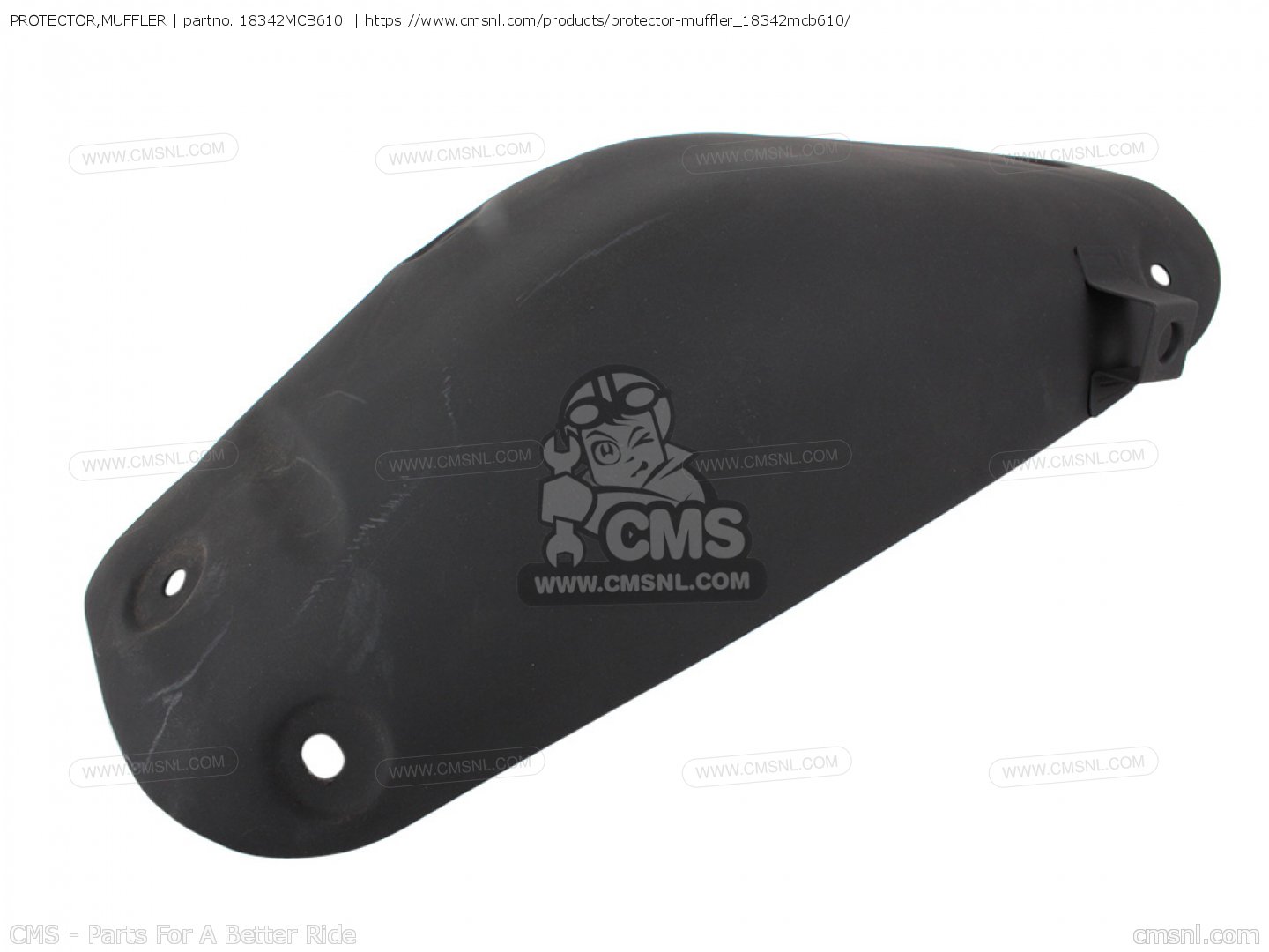 18342MCB610: PROTECTOR,MUFFLER Honda - buy the 18342-MCB-610 at CMSNL