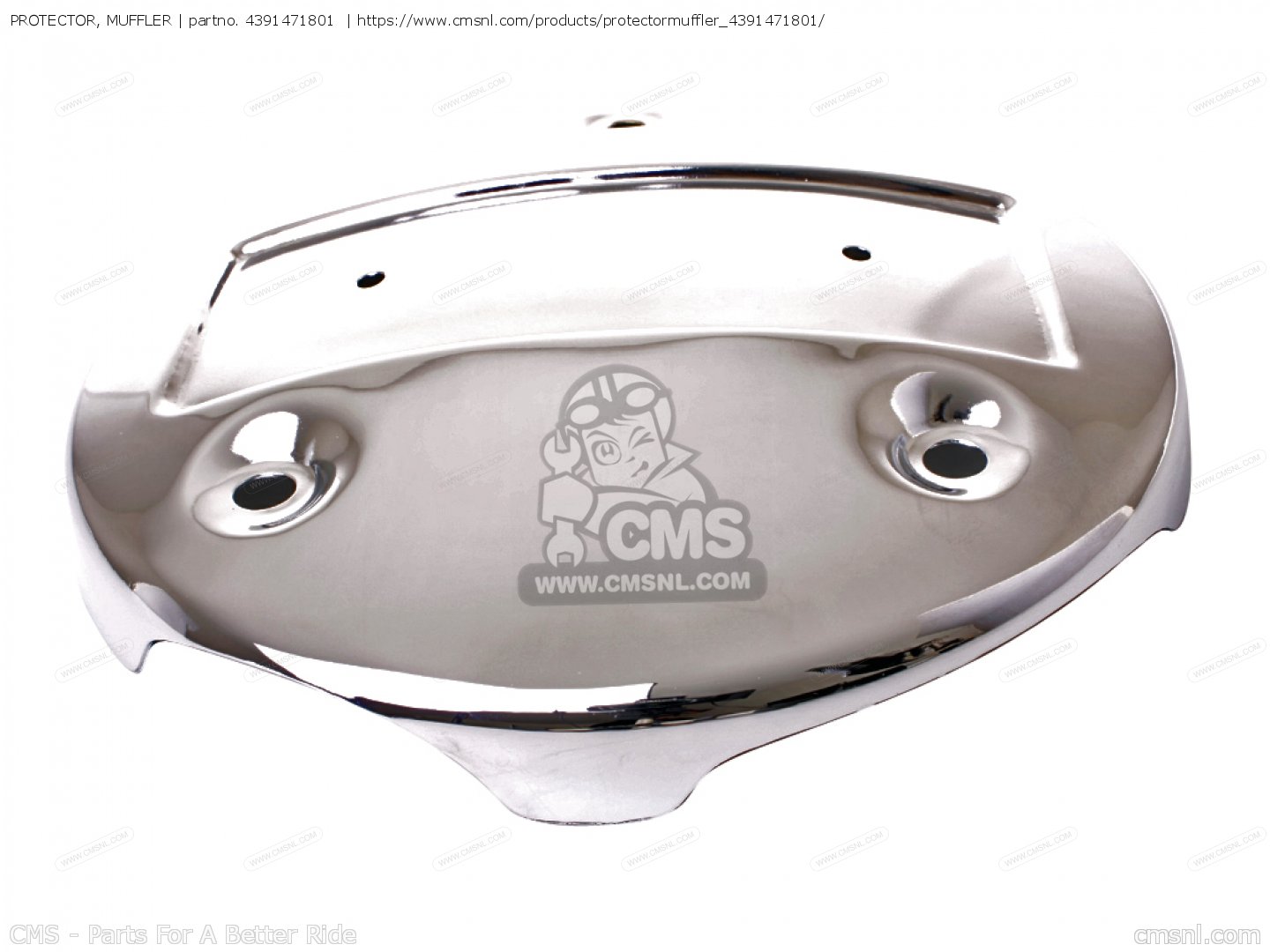 4391471801: Protector, Muffler Yamaha - buy the 439-14718-01 at CMSNL