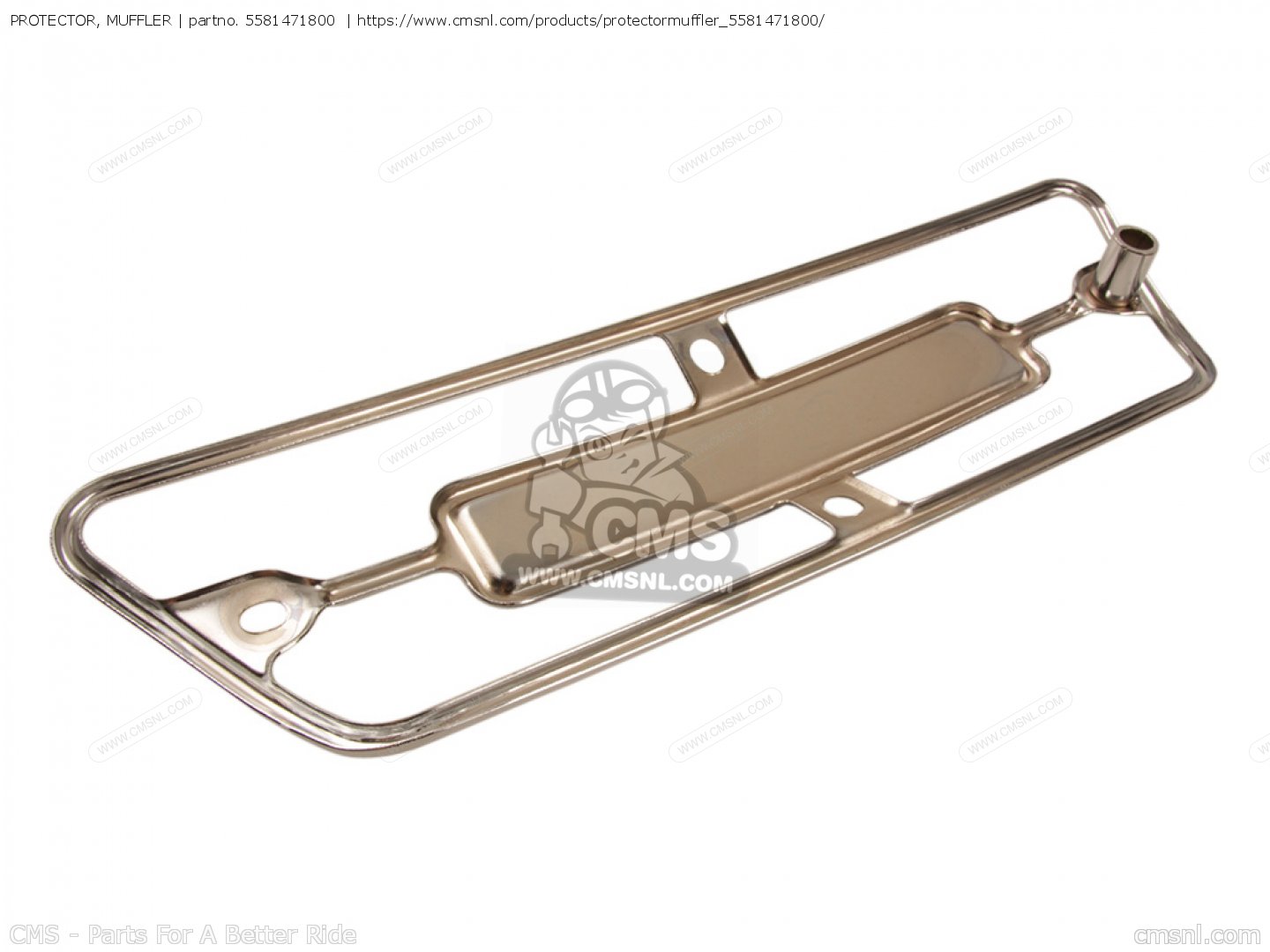 PROTECTOR, MUFFLER for DT100 1976 USA - order at CMSNL