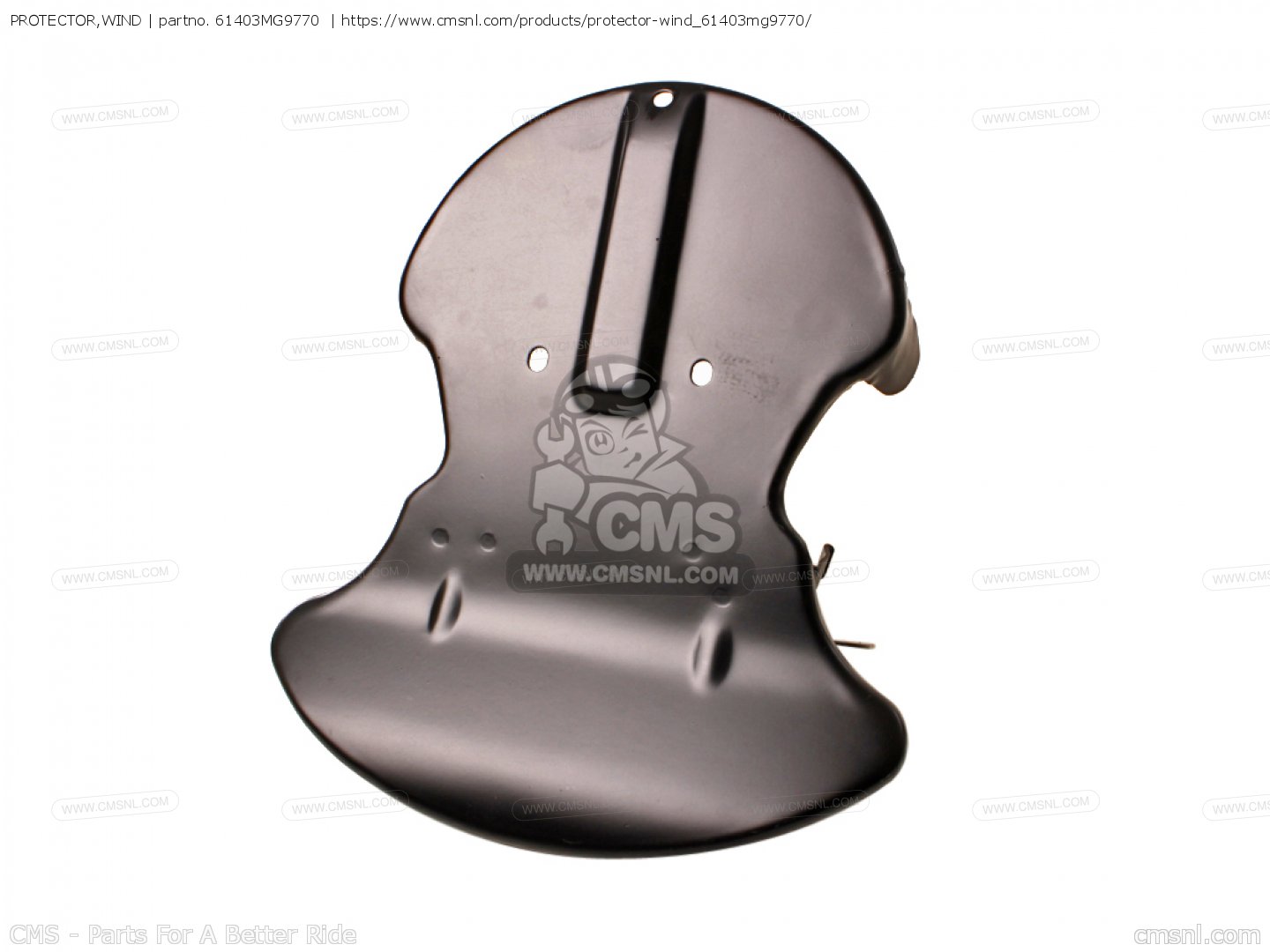 61403MG9770: Protector,wind Honda - buy the 61403-MG9-770 at CMSNL