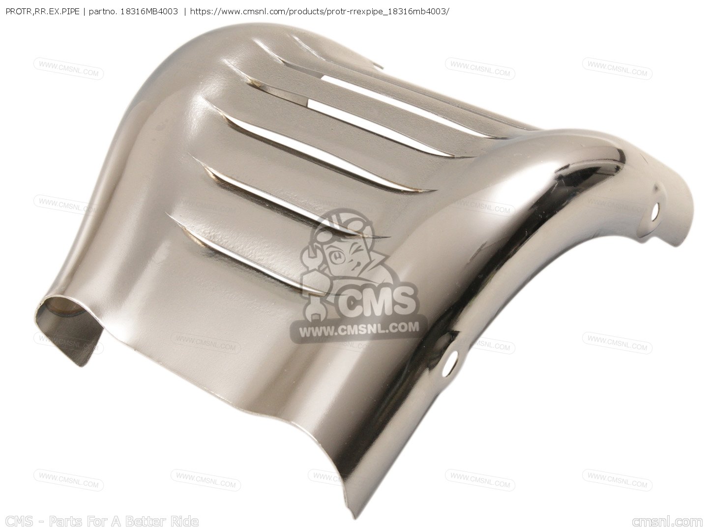 18316MB4003: PROTR,RR.EX.PIPE Honda - buy the 18316-MB4-003 at CMSNL