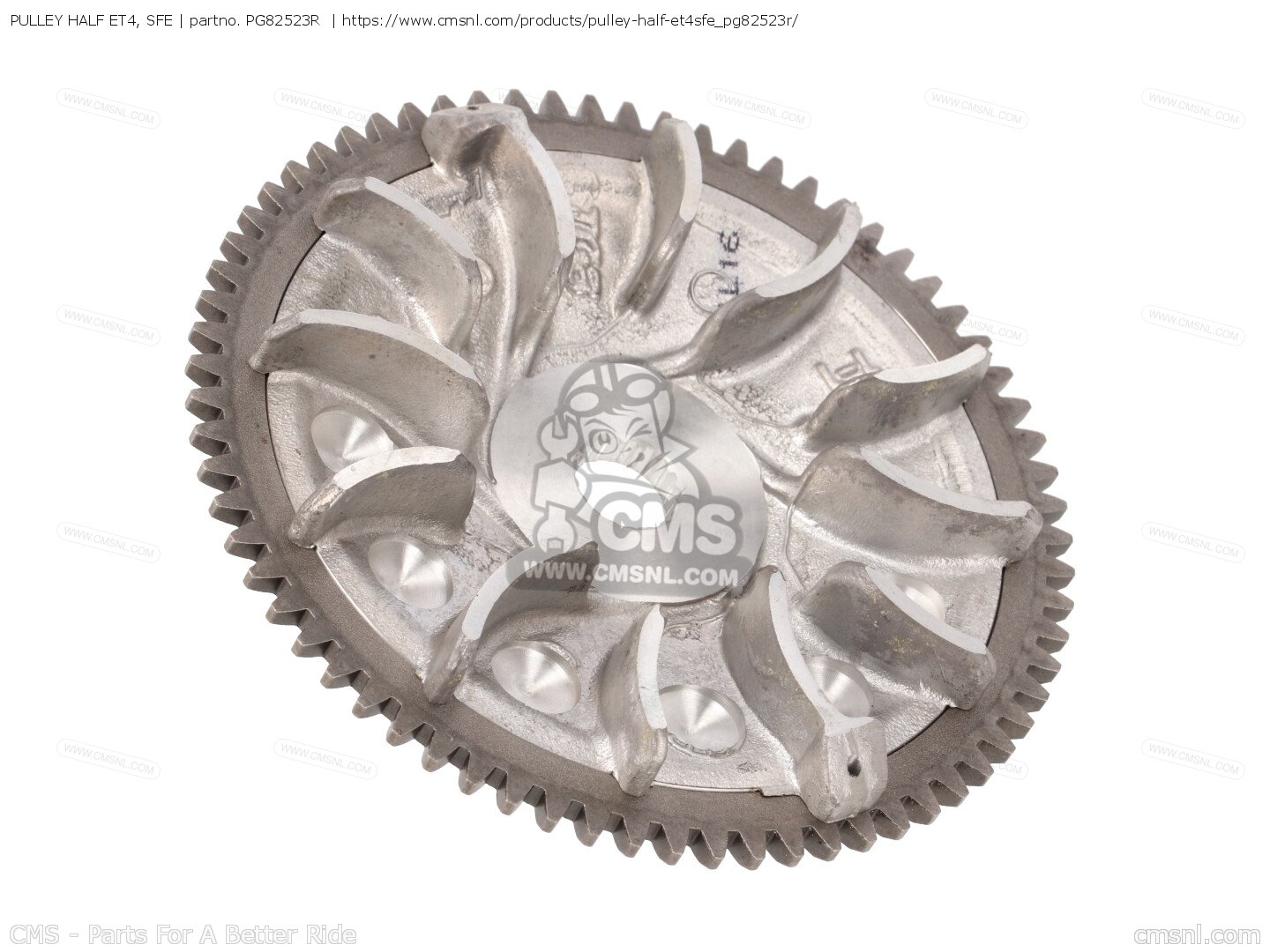 PG82523R Pulley Half Et4, Sfe, 82523R Piaggio Group