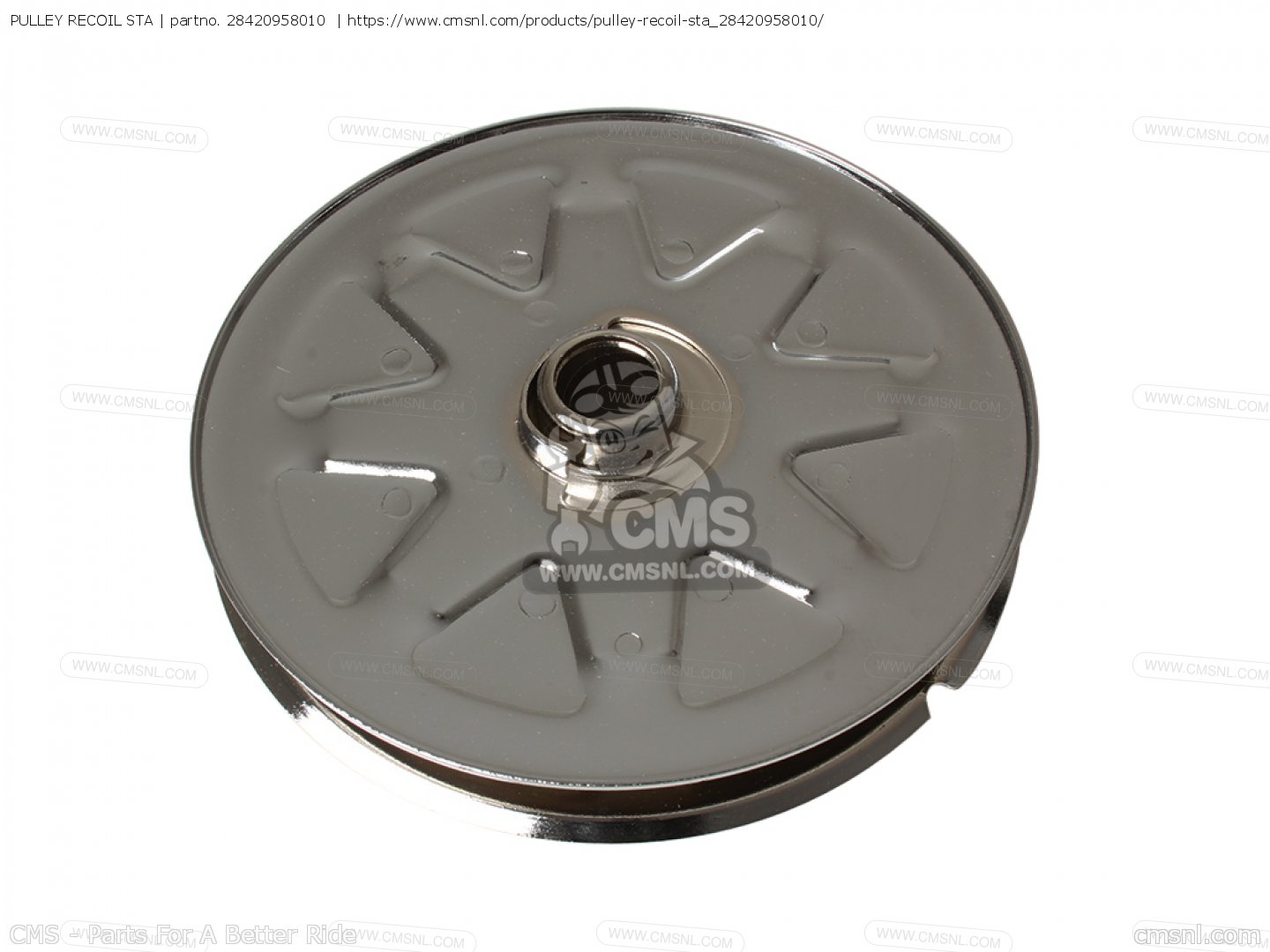 28420958010: PULLEY RECOIL STA Honda - buy the 28420-958-010 at CMSNL