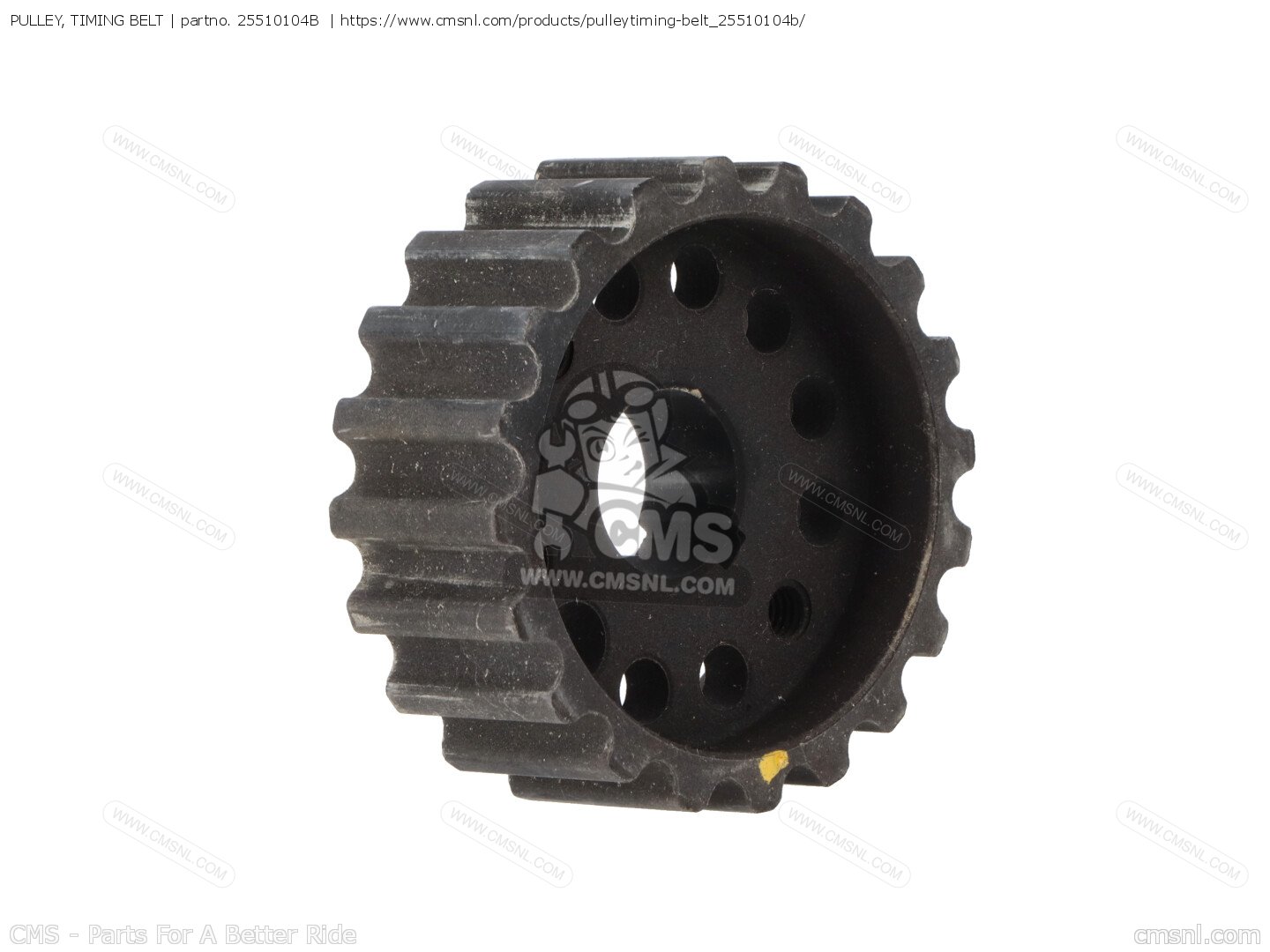 25510104B: PULLEY, TIMING BELT Ducati - buy the 25510104B at CMSNL