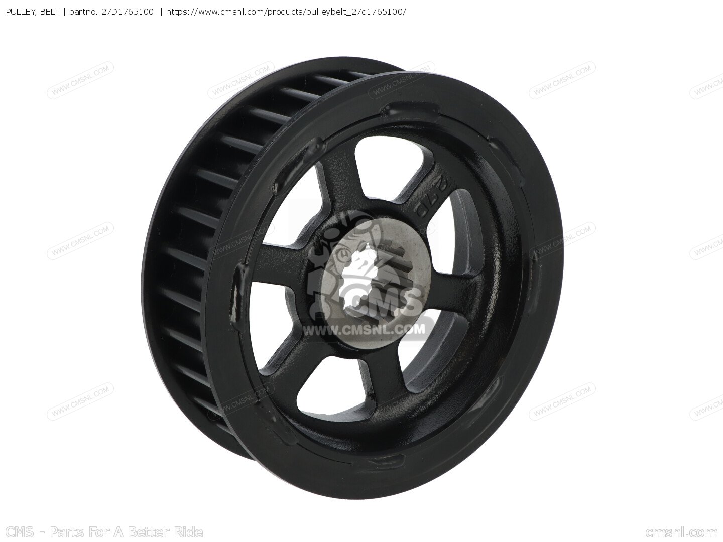 27D1765100: Pulley, Belt Yamaha - buy the 27D-17651-00-00 at CMSNL