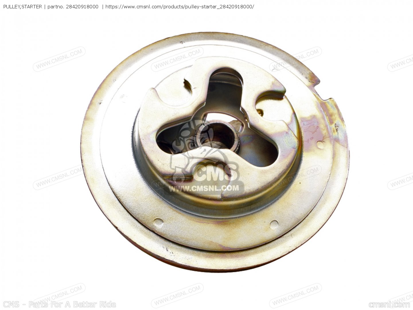 28420918000: Pulley,starter Honda - buy the 28420-918-000 at CMSNL