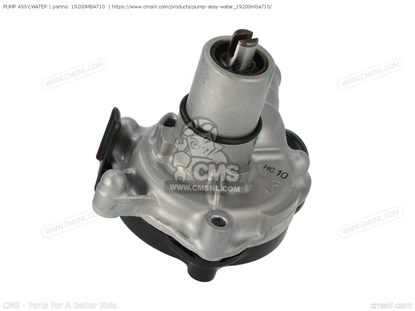 19200MBA710: PUMP ASSY,WATER Honda - buy the 19200-MBA-710 at CMSNL