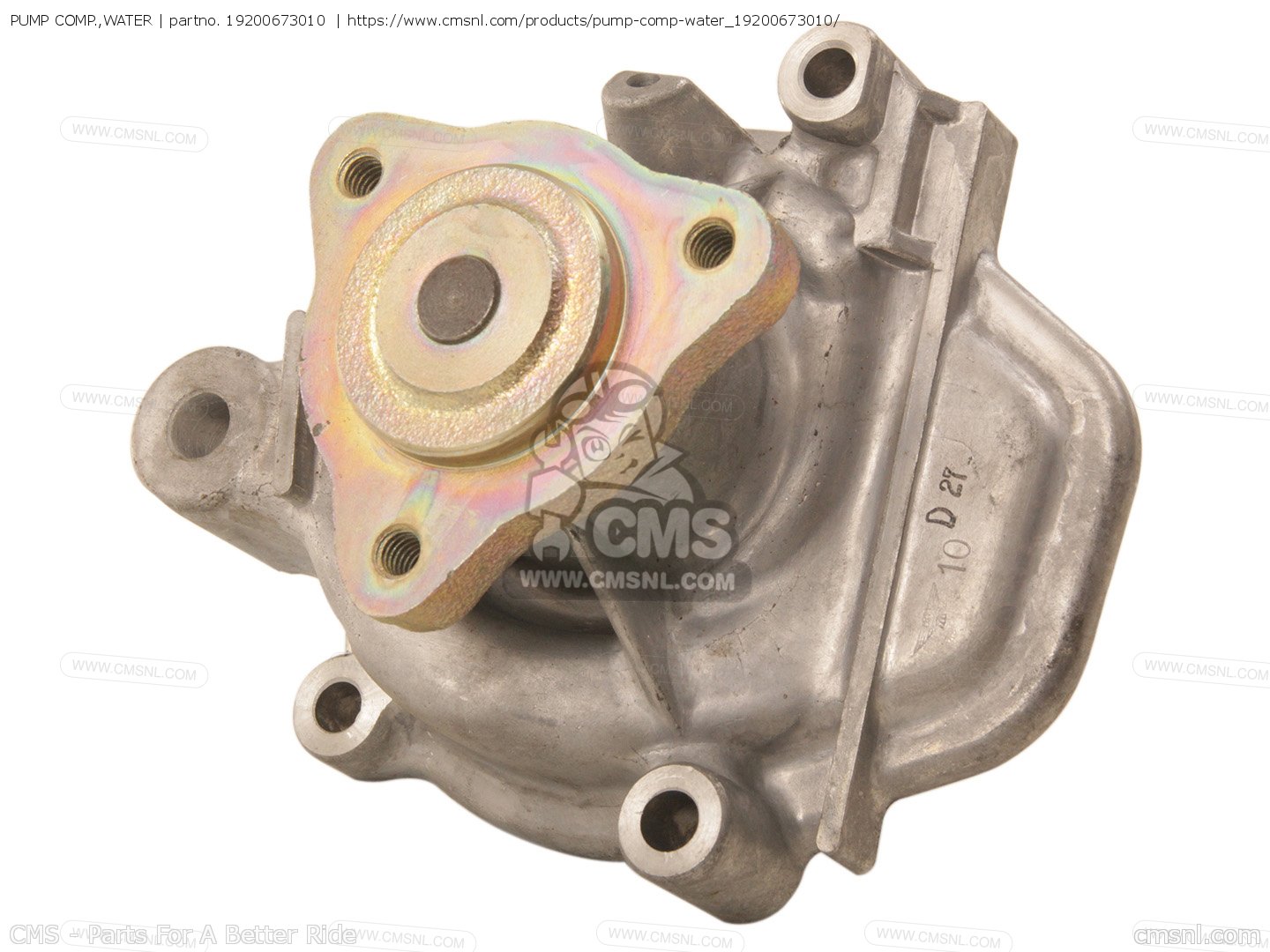 19200673010: Pump Comp.,water Honda - buy the 19200-673-010 at CMSNL