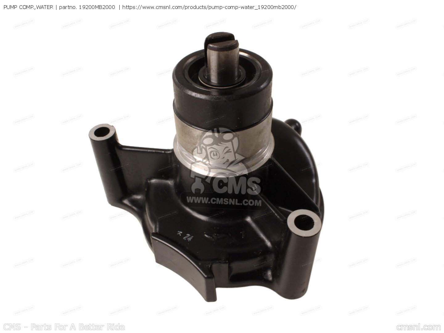 19200MB2000: Pump Comp.,water Honda - buy the 19200-MB2-000 at CMSNL