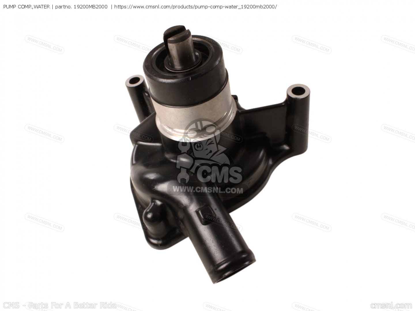 19200MB2000: Pump Comp.,water Honda - buy the 19200-MB2-000 at CMSNL