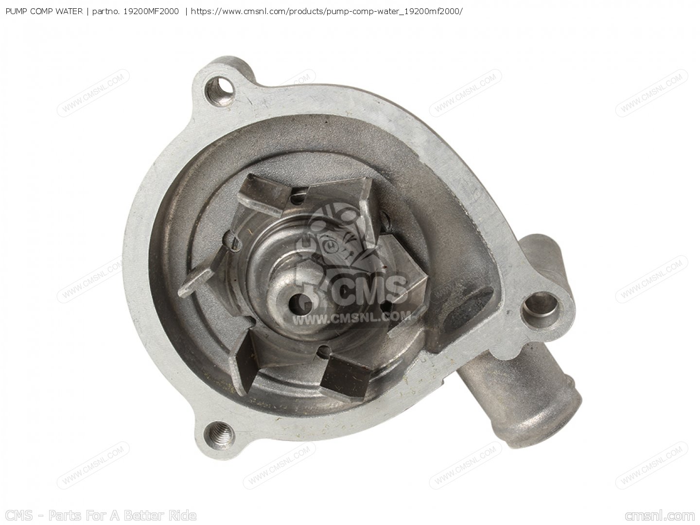 19200MF2000: PUMP COMP WATER Honda - buy the 19200-MF2-000 at CMSNL