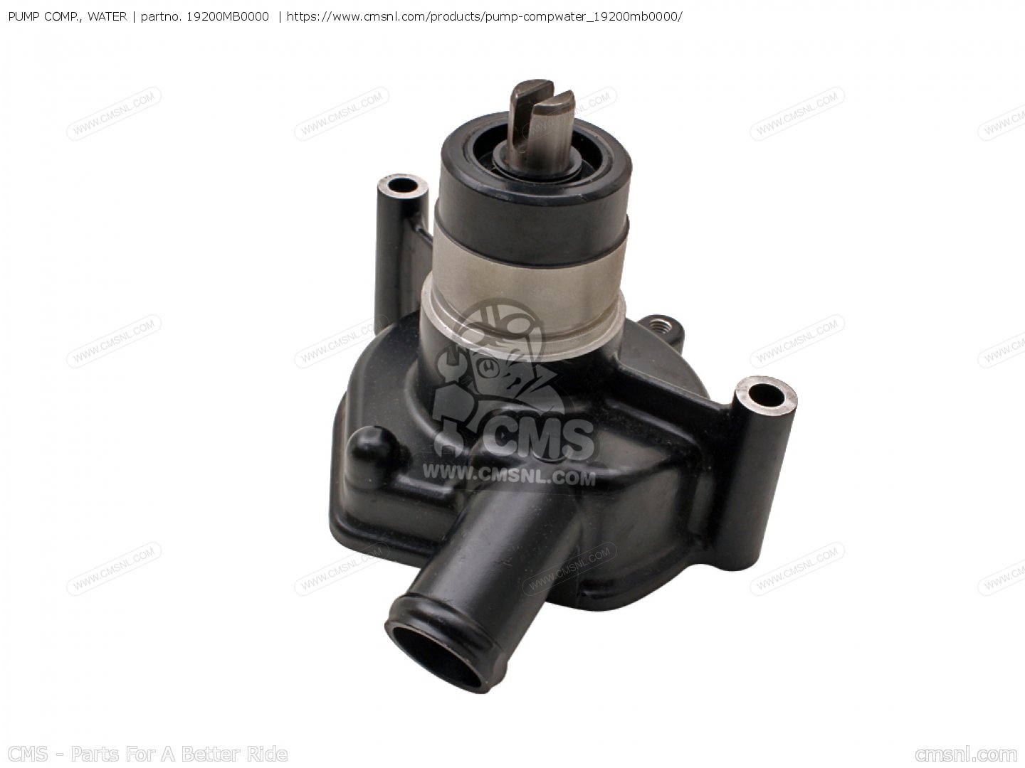 19200MB0000: Pump Comp., Water Honda - buy the 19200-MB0-000 at CMSNL