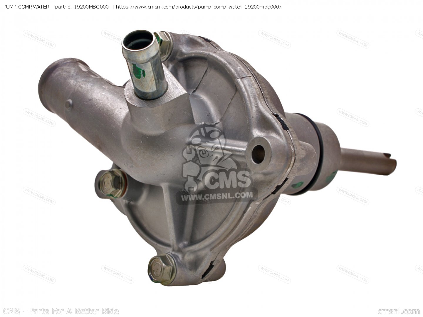 PUMP COMP,WATER for VFR800FI 2000 (Y) ENGLAND - order at CMSNL