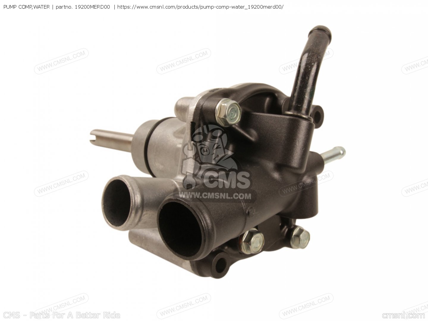 19200MERD00: PUMP COMP,WATER Honda - buy the 19200-MER-D00 at CMSNL