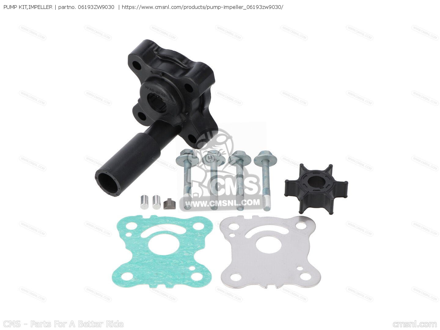 06193ZW9030: Pump Kit,impeller Honda - buy the 06193-ZW9-030 at CMSNL