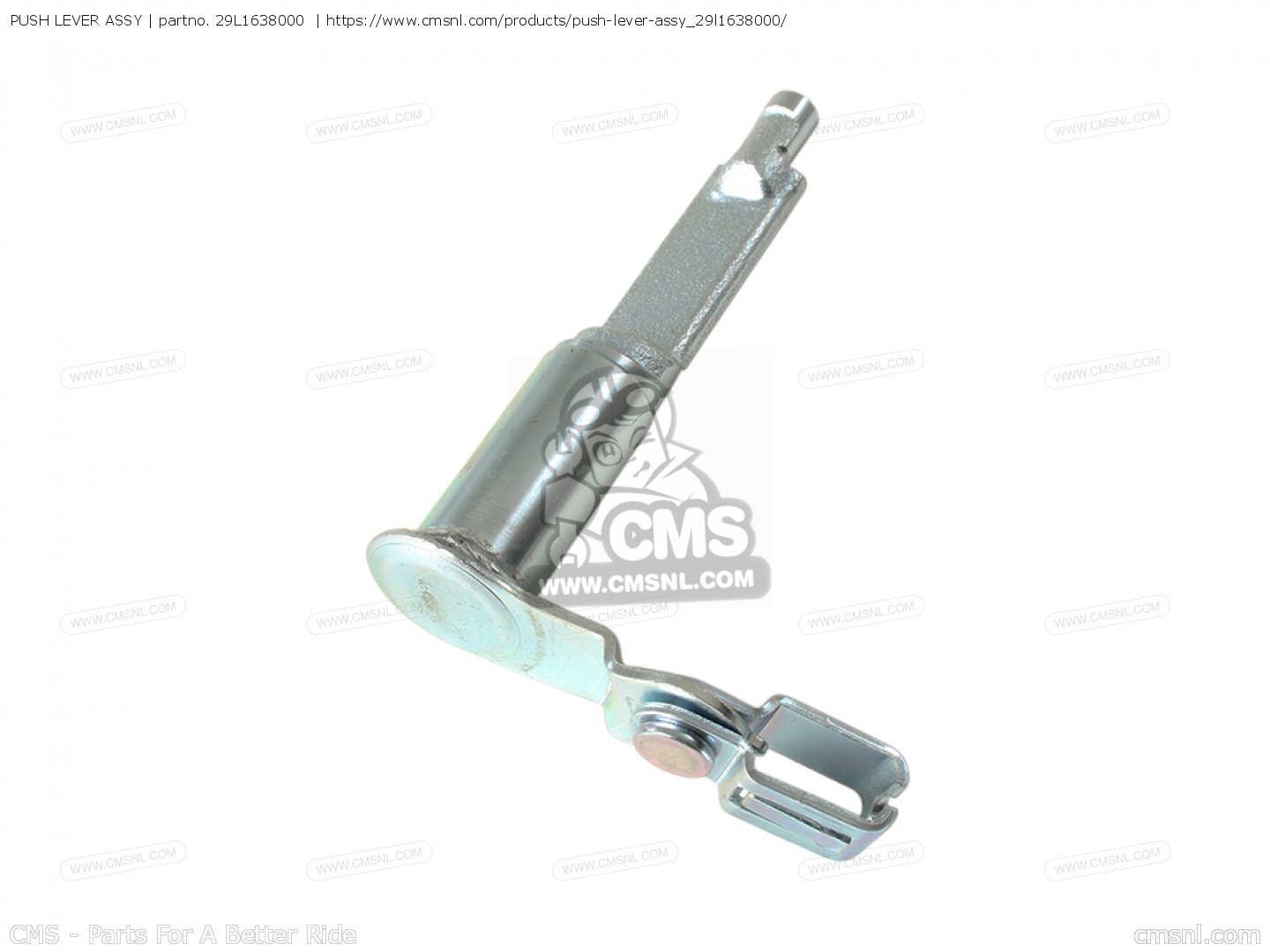 29L1638000: PUSH LEVER ASSY Yamaha - buy the 29L-16380-00-00 at CMSNL
