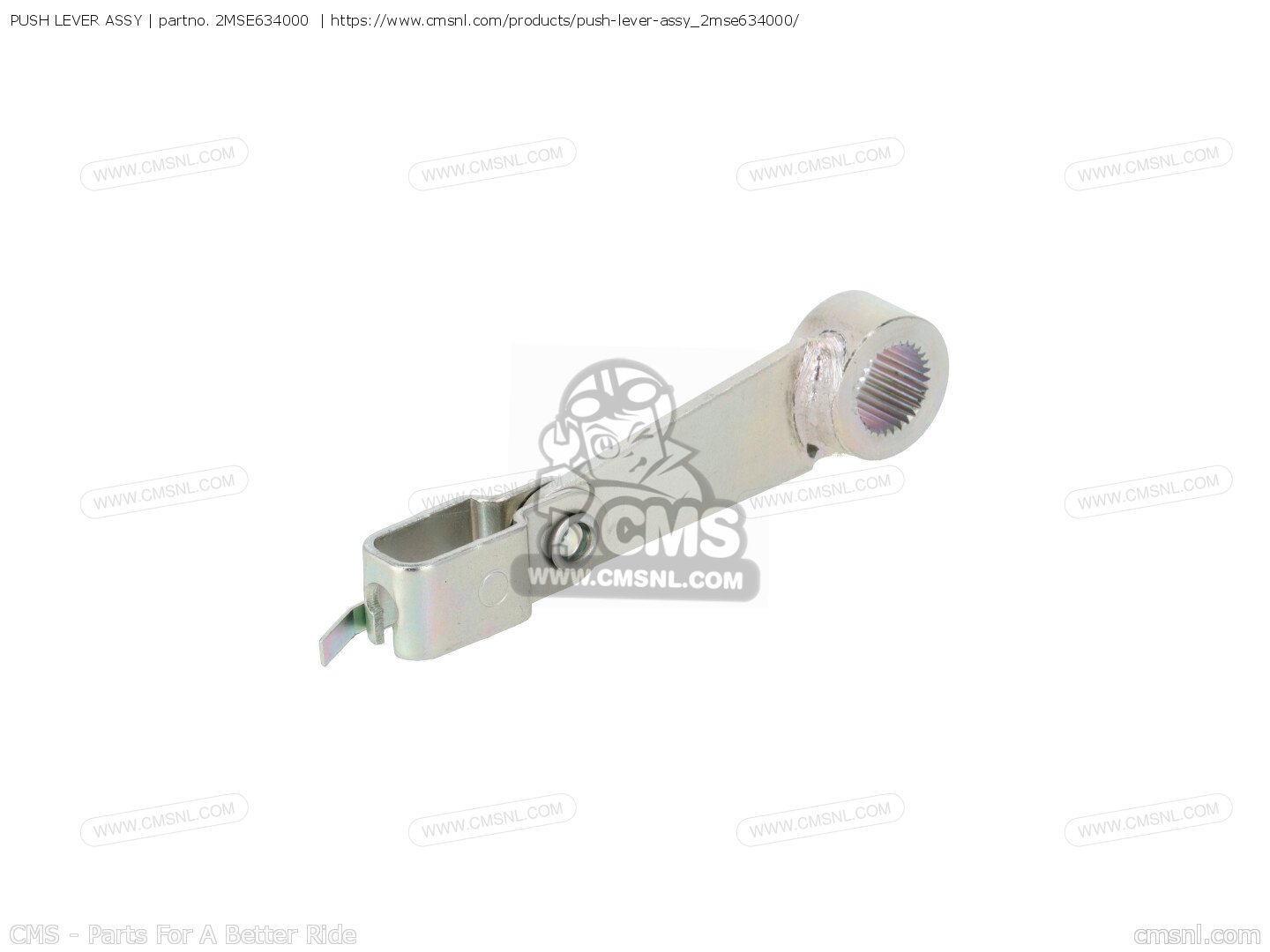 2MSE634000: PUSH LEVER ASSY Yamaha - buy the 2MS-E6340-00-00 at CMSNL