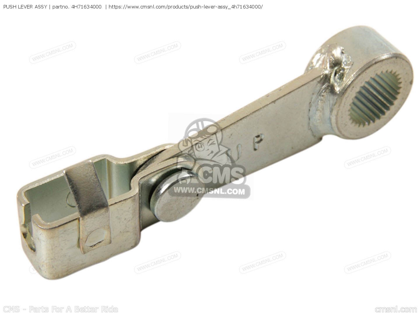 4H71634000: PUSH LEVER ASSY Yamaha - buy the 4H7-16340-00-00 at CMSNL