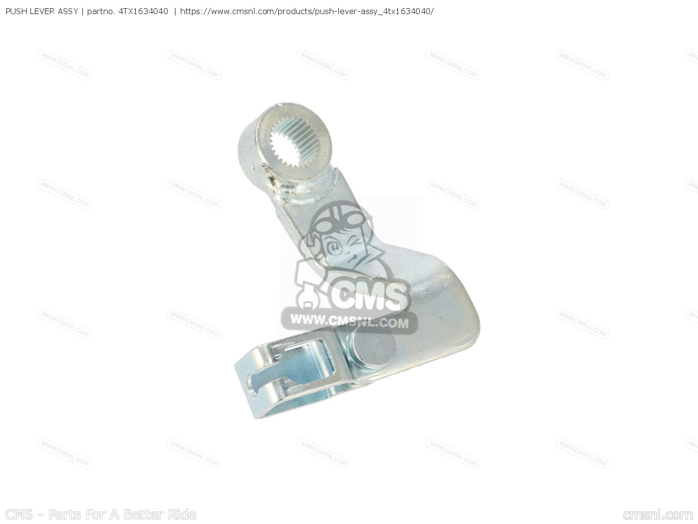 4TX1634040: PUSH LEVER ASSY Yamaha - buy the 4TX-16340-40-00 at CMSNL
