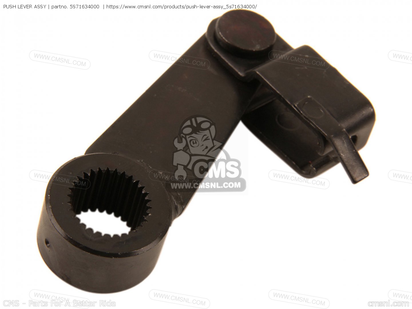 5S71634000: PUSH LEVER ASSY Yamaha - buy the 5S7-16340-00-00 at CMSNL