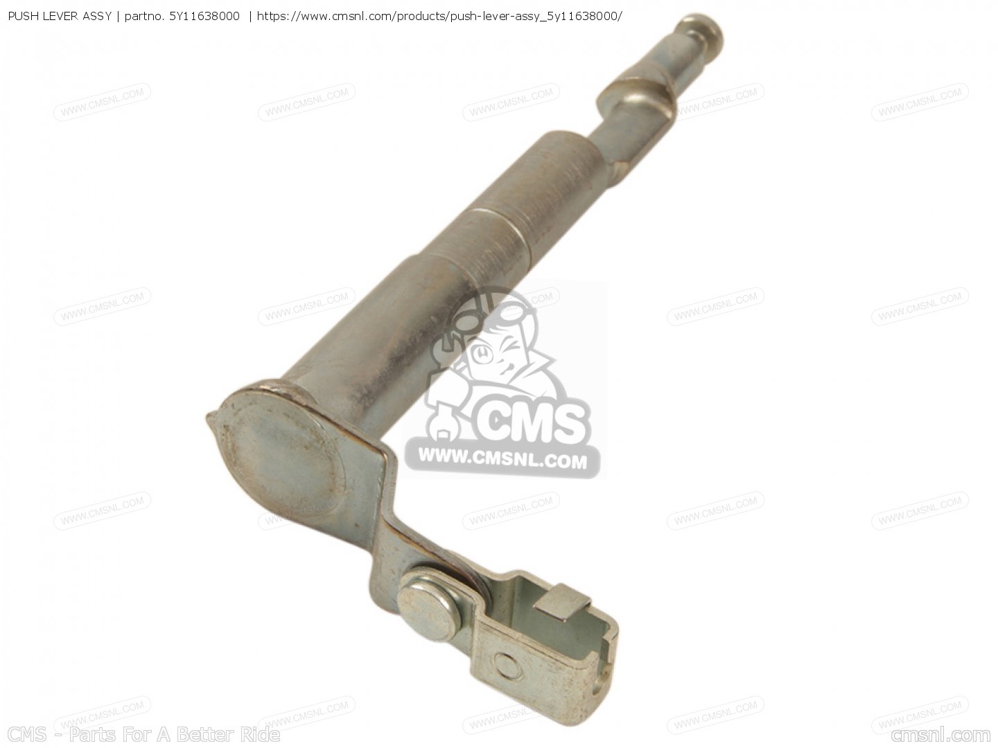 5Y11638000: PUSH LEVER ASSY Yamaha - buy the 5Y1-16380-00-00 at CMSNL