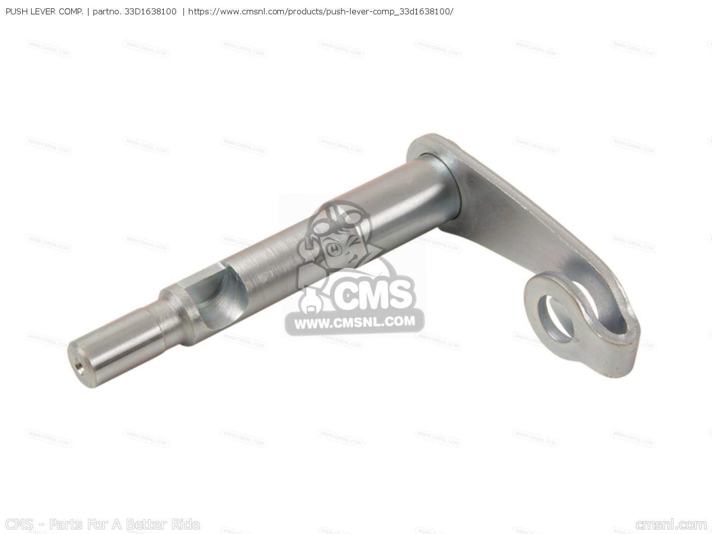 33D1638100: Push Lever Comp. Yamaha - buy the 33D-16381-00-00 at CMSNL