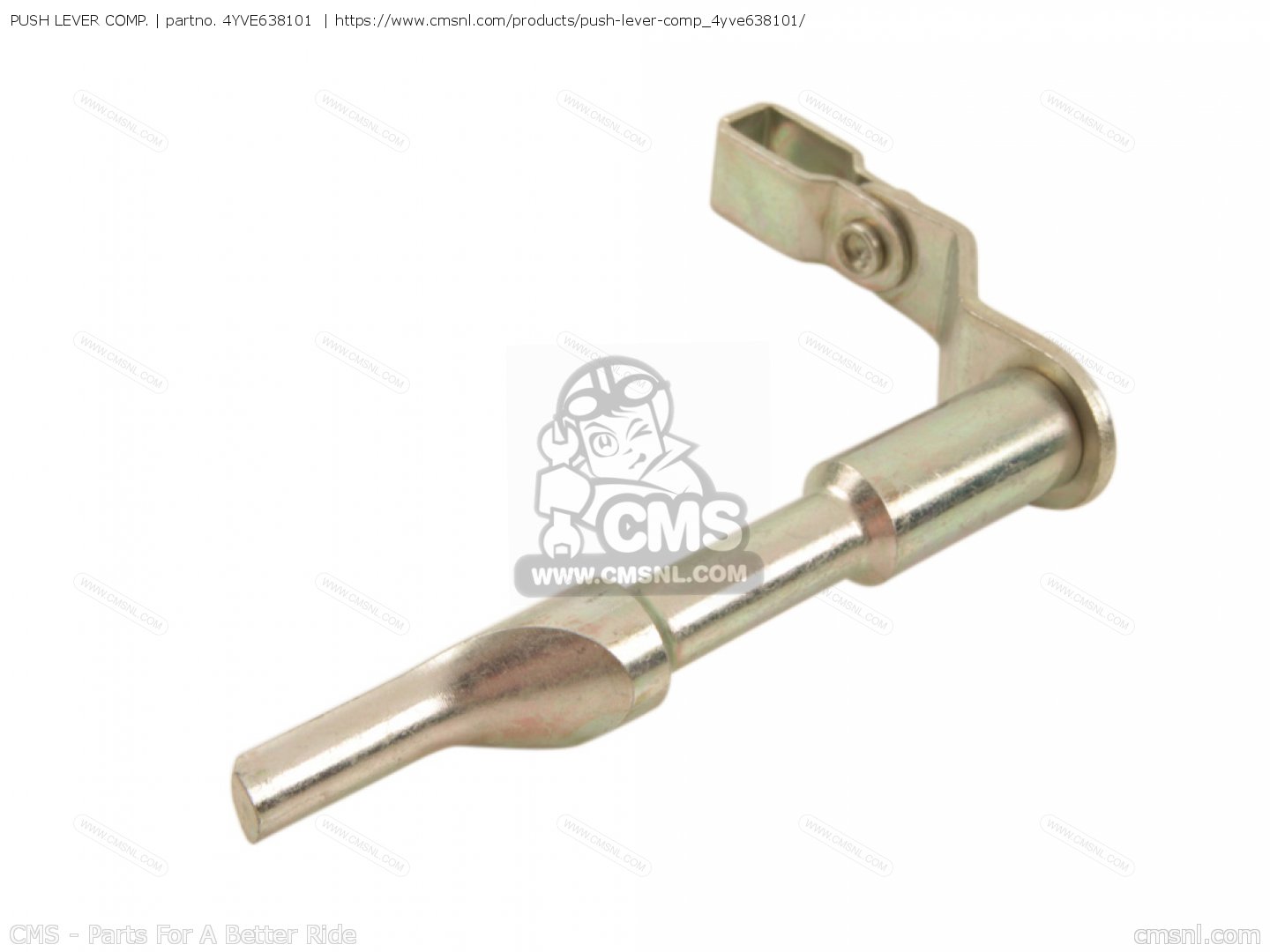 4YVE638101: PUSH LEVER COMP. Yamaha - buy the 4YV-E6381-01-00 at CMSNL