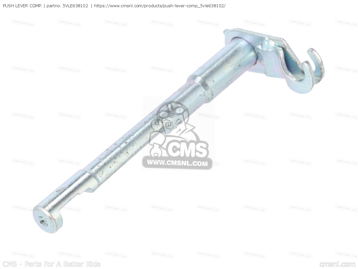 5VLE638102: PUSH LEVER COMP. Yamaha - buy the 5VL-E6381-02-00 at CMSNL
