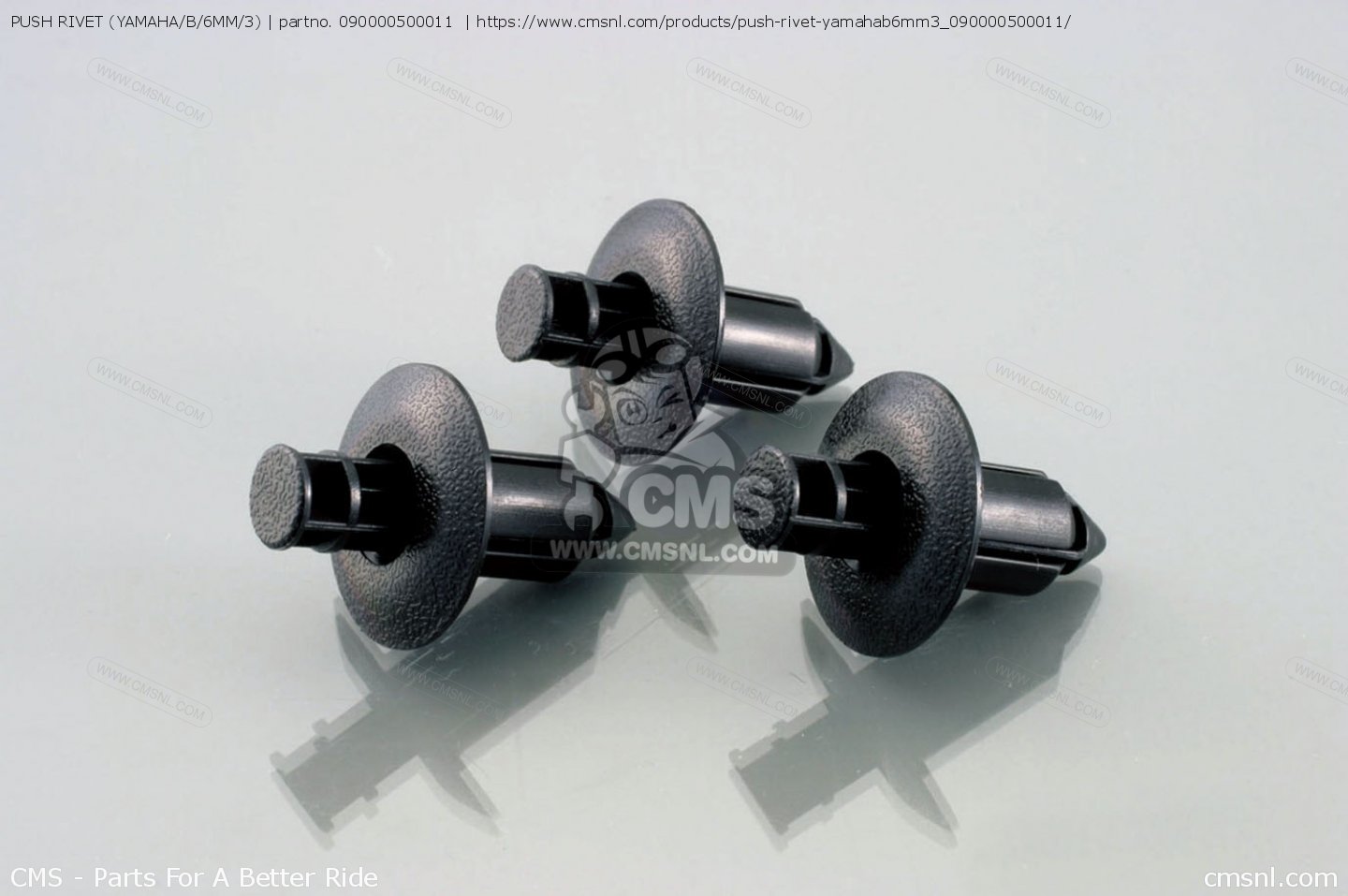 0900-005-00011 Push Rivet (Yamaha/B/6Mm/3), 090000500011