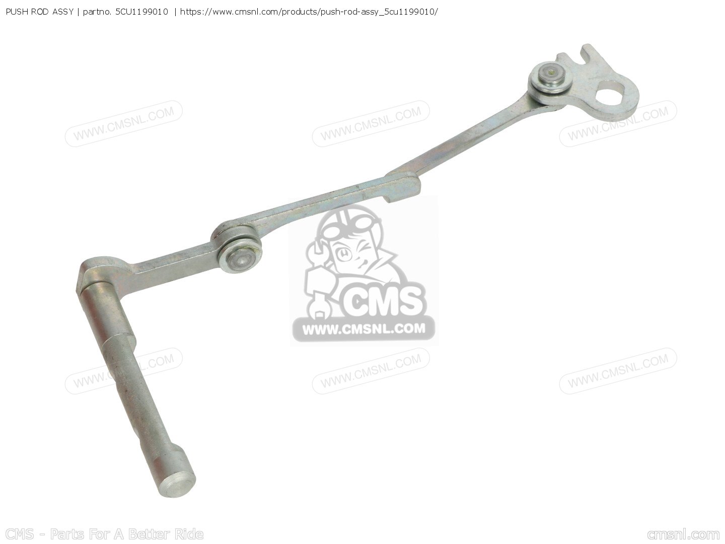 5CU1199010: PUSH ROD ASSY Yamaha - buy the 5CU-11990-10-00 at CMSNL