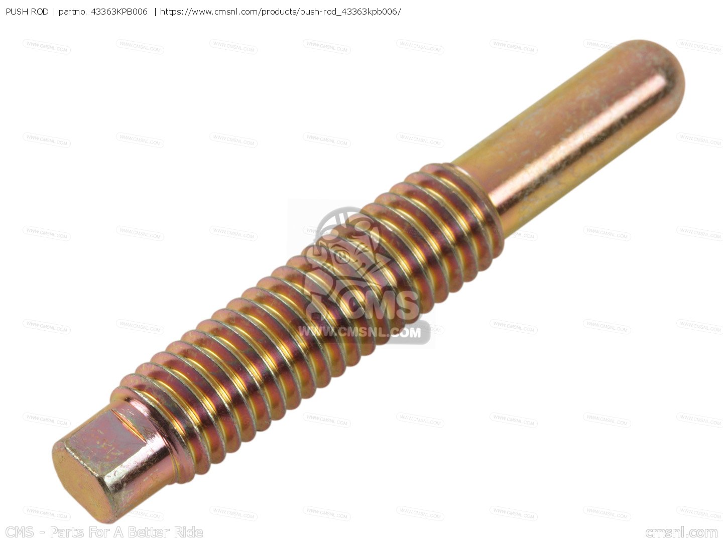 43363KPB006: PUSH ROD Honda - buy the 43363-KPB-006 at CMSNL