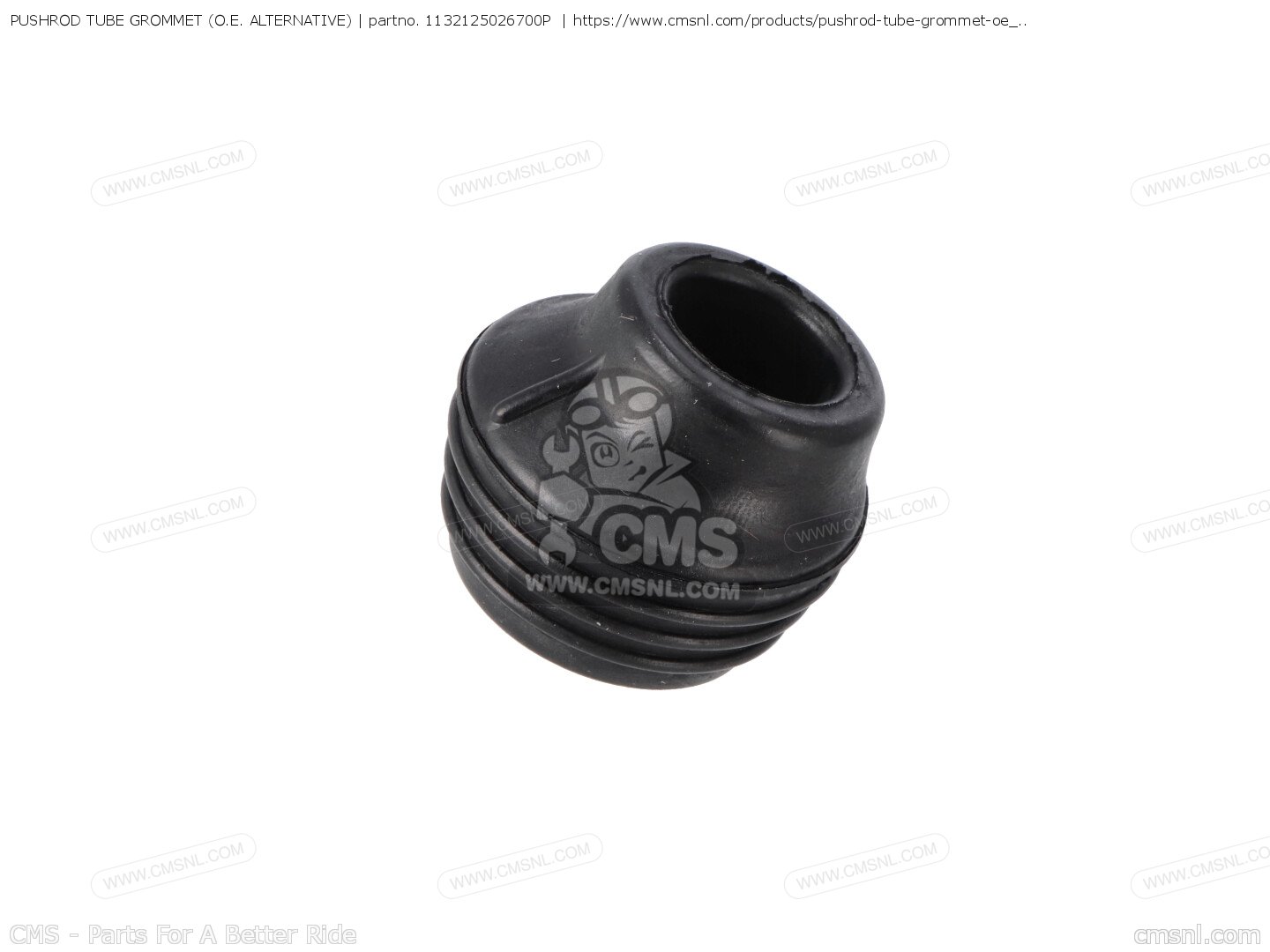 1132125026700P: PUSHROD TUBE GROMMET (O.E. ALTERNATIVE) Alternative ...