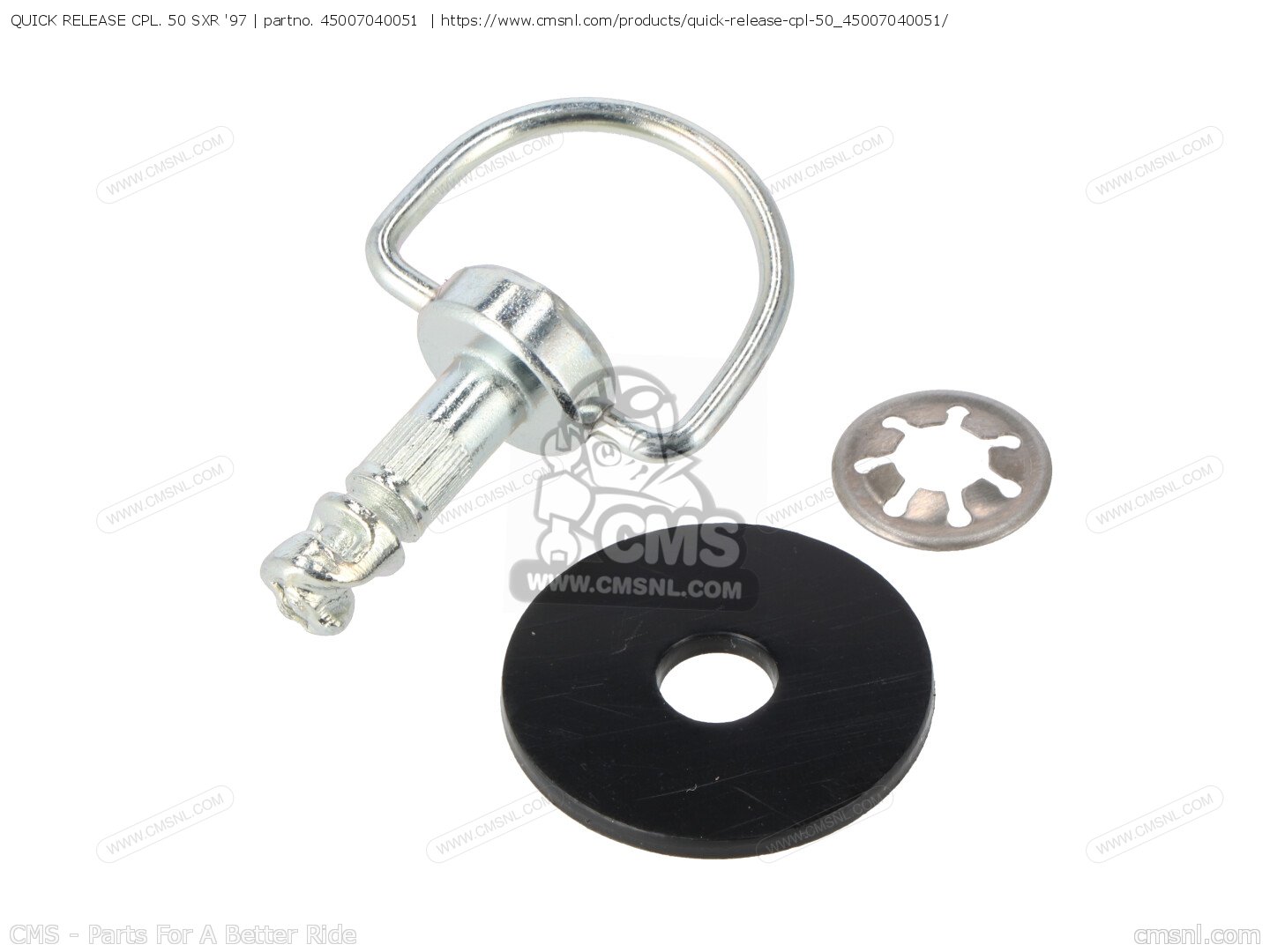 45007040051: QUICK RELEASE CPL. 50 SXR '97 KTM - buy the 45007040051 at ...