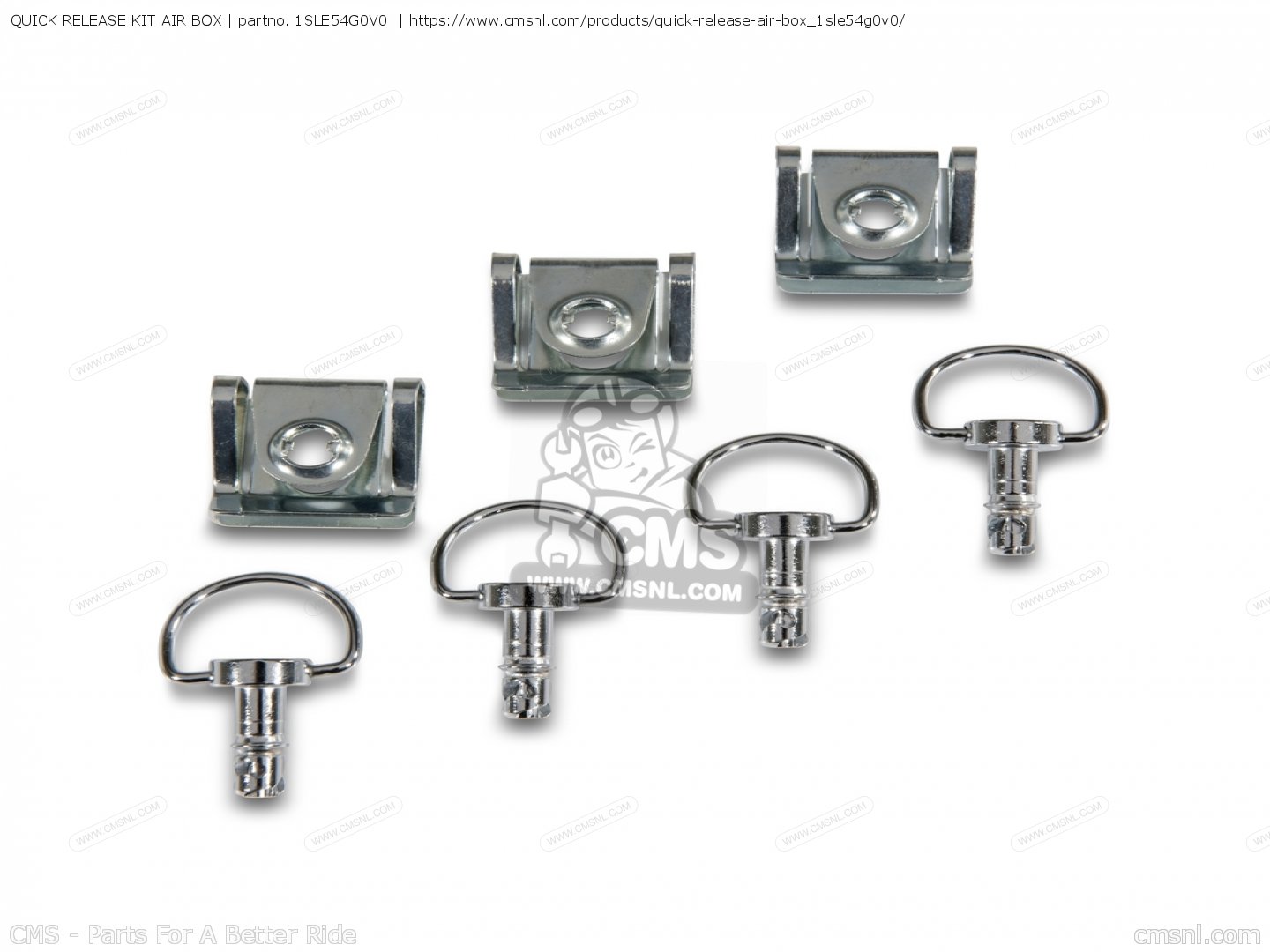 1SLE54G0V0: QUICK RELEASE KIT AIR BOX Yamaha - buy the 1SL-E54G0-V0-00 ...