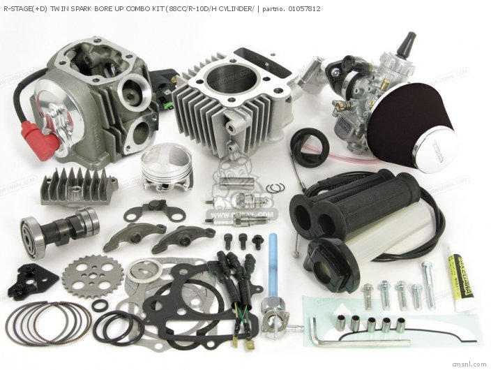01057812: R-stage(+d) Twin Spark Bore Up Combo Kit (88cc/r-10d/h ...
