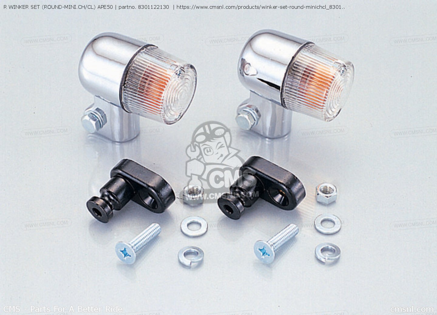 8301122130: R Winker Set (round-mini.ch/cl) Ape50 Kitaco - buy the 830 ...