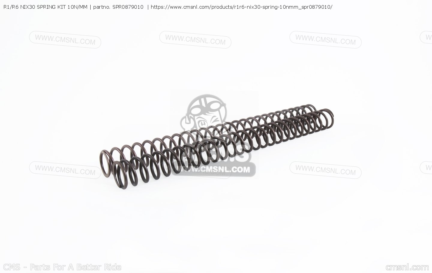 SPR0879010: R1/r6 Nix30 Spring Kit 10n/mm Yamaha - buy the SPR-08790-10 ...