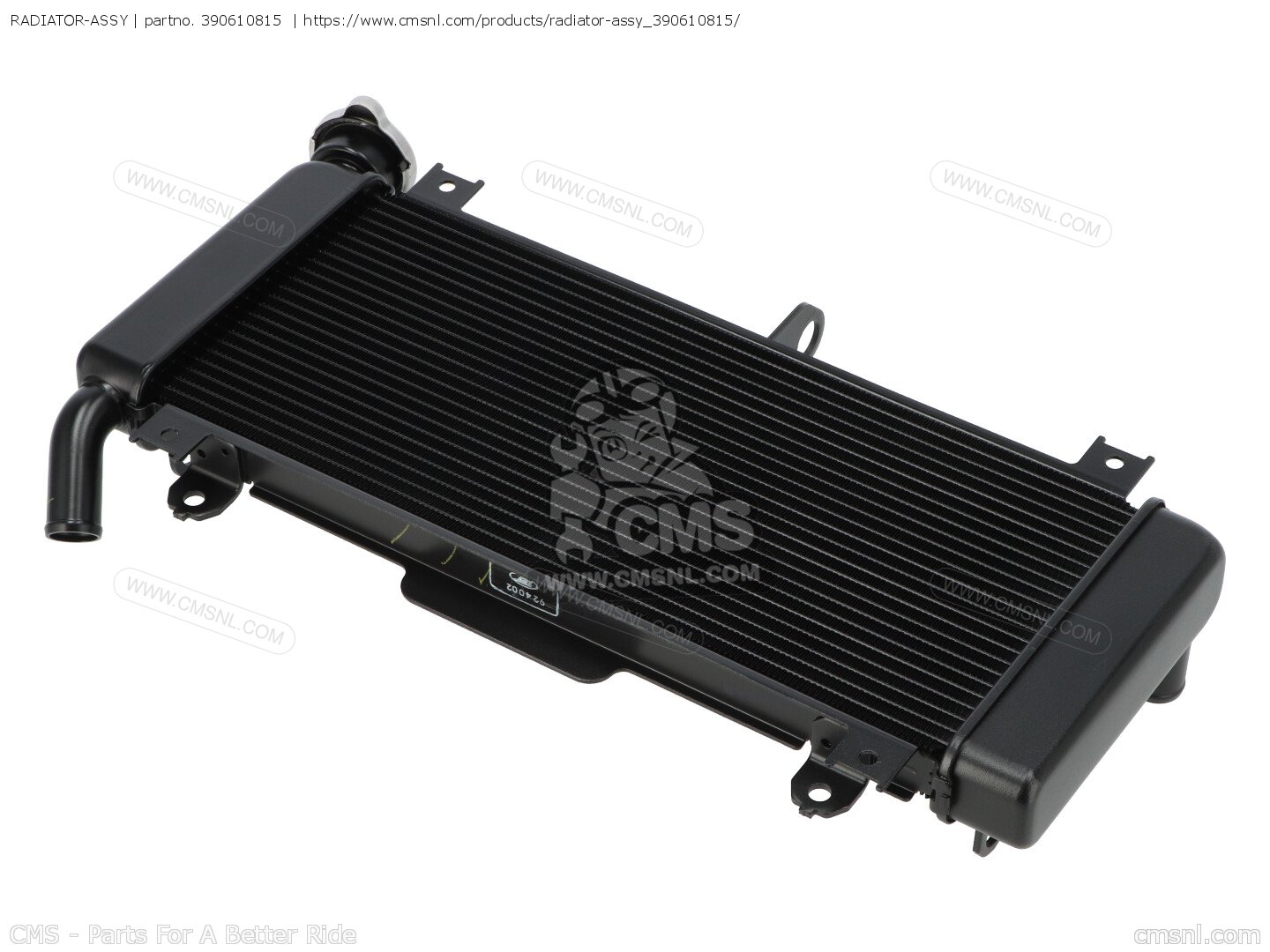 390610815: Radiator-assy Kawasaki - buy the 39061-0815 at CMSNL