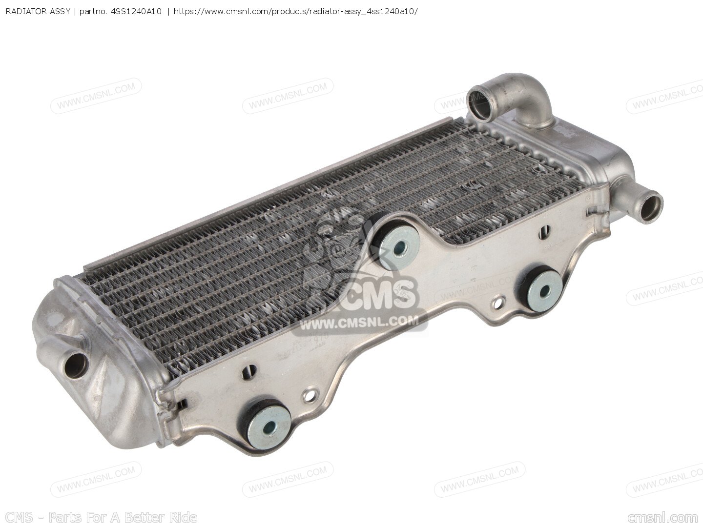 RADIATOR ASSY for YZ125 2001 5MV3 JAPAN 115MV-100E2 - order at CMSNL